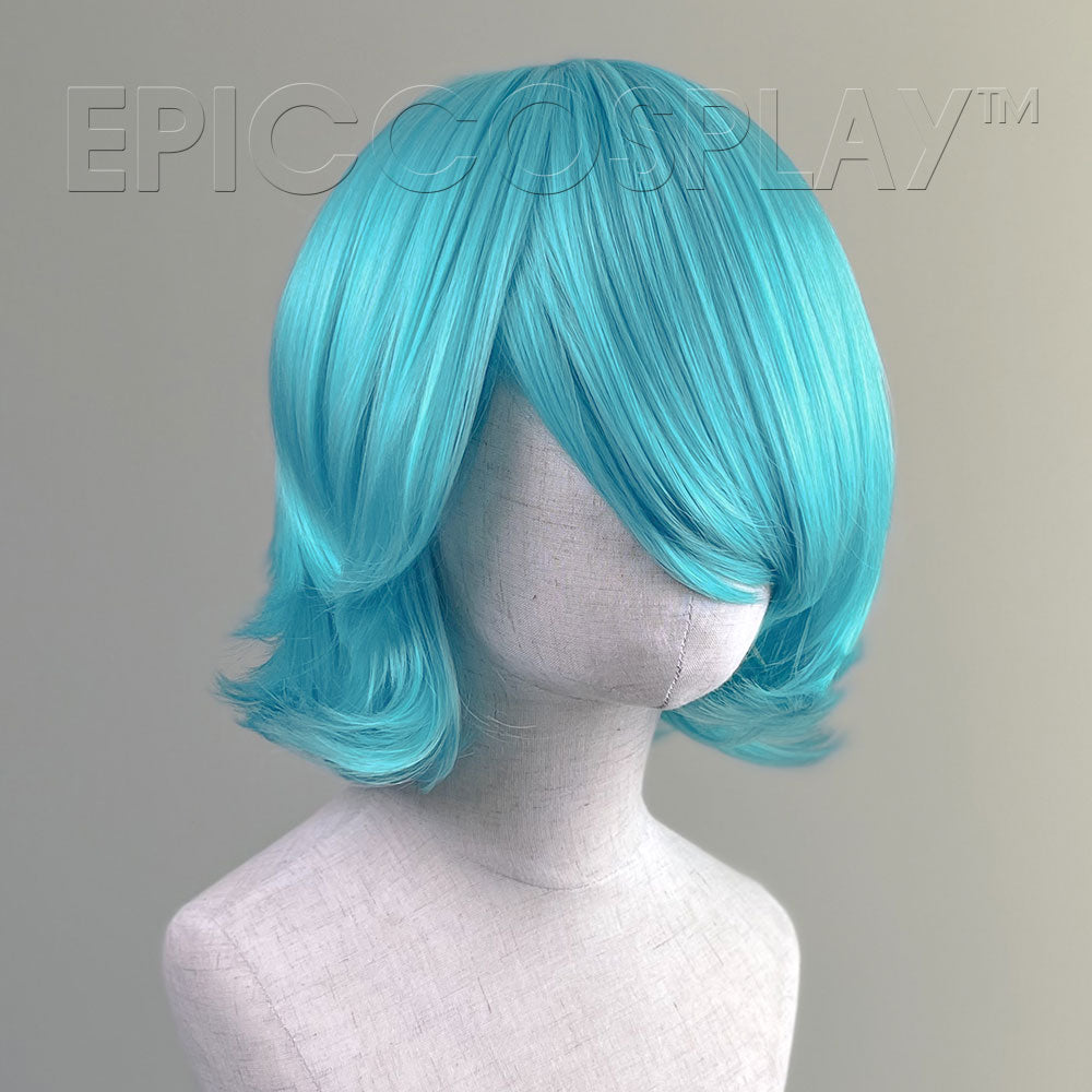 Chronos - 14 inch Anime Blue Mix Short Cosplay Wig