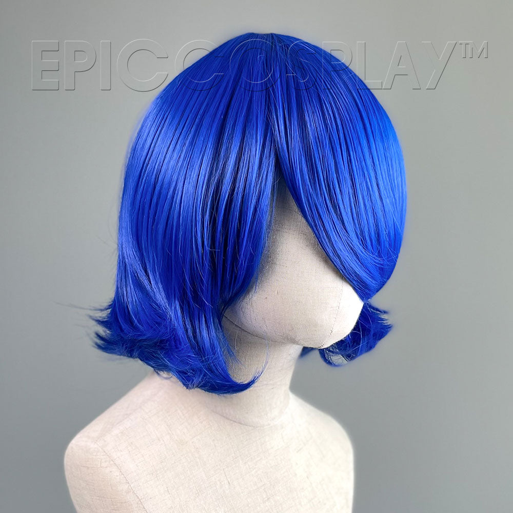 Chronos - 14 inch Dark Blue Short Cosplay Wig