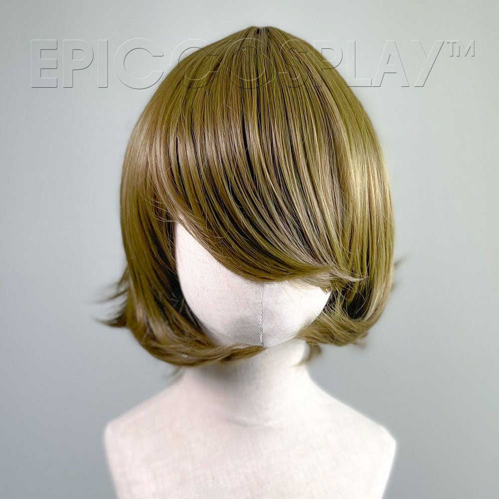Chronos - 14 inch Matcha Brown Layered Cosplay Wig