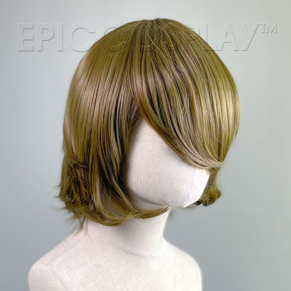Chronos - 14 inch Matcha Brown Layered Cosplay Wig