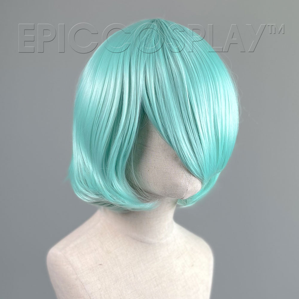 Chronos - 14 inch Mint Green Layered Cosplay Wig