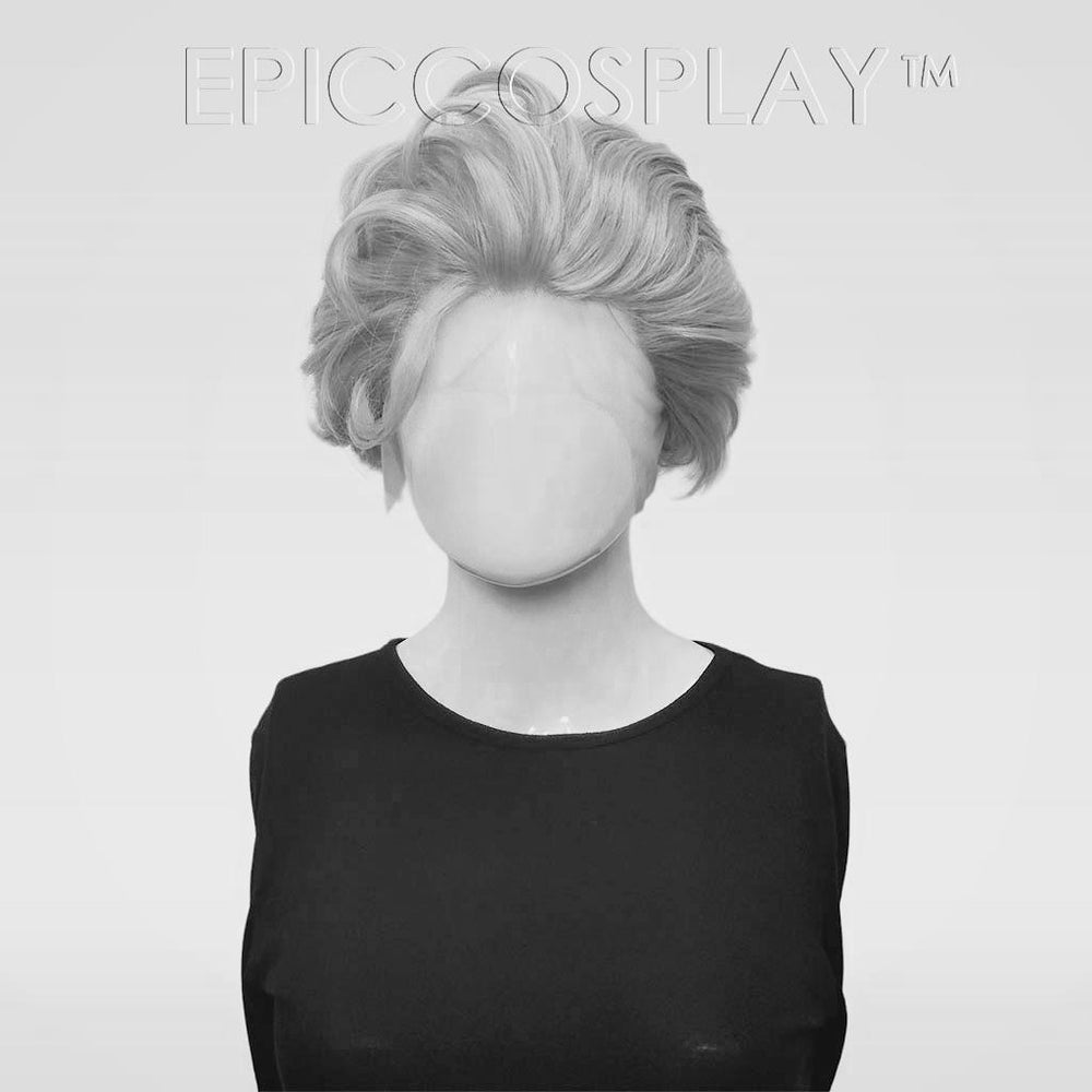 Angelina - Silver Slick Back Lace Front Wig