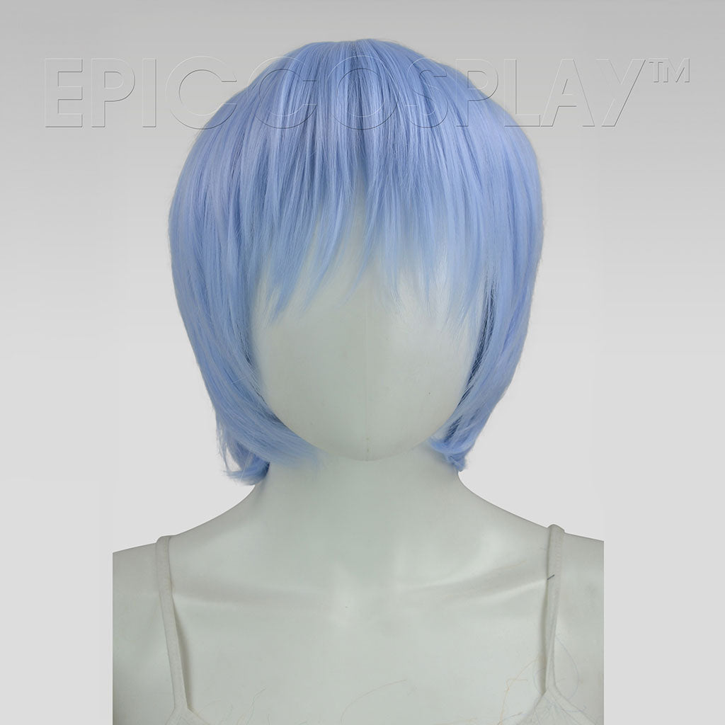 Aether - 12 inch Ice Blue Layered Short Cosplay Wig