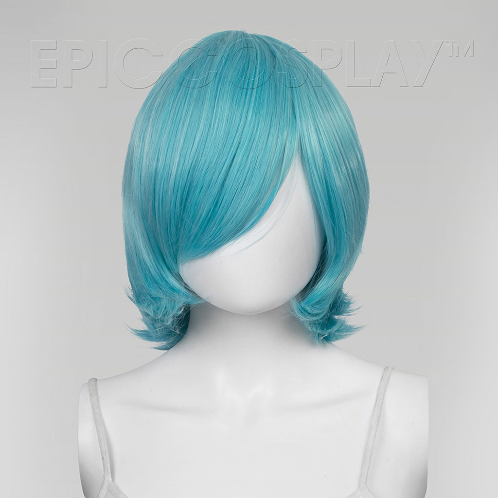 Chronos - 14 inch Anime Blue Mix Short Cosplay Wig