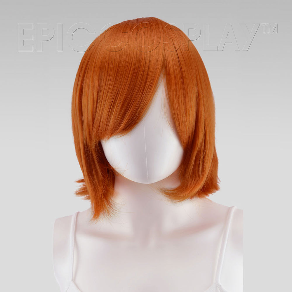 Chronos - 14 inch Autumn Orange Short Cosplay Wig