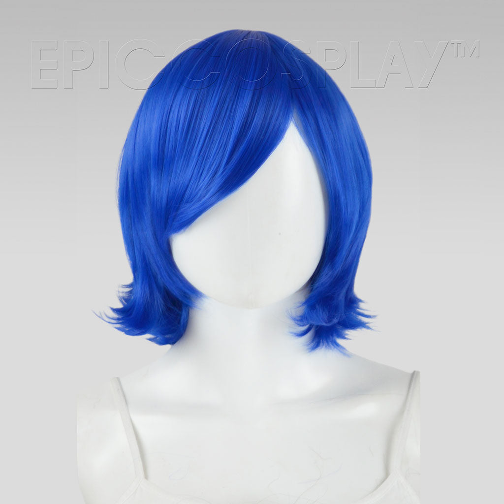 Chronos - 14 inch Dark Blue Short Cosplay Wig