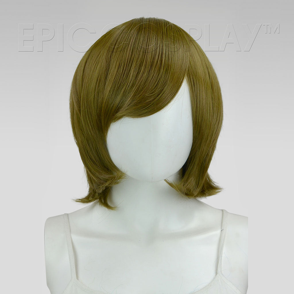 Chronos - 14 inch Matcha Brown Layered Cosplay Wig