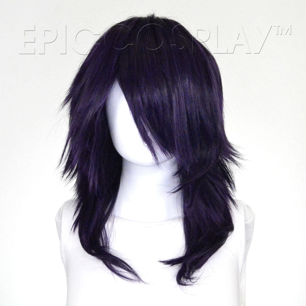 Helios - Purple Black Fusion Spiking Cosplay Wig