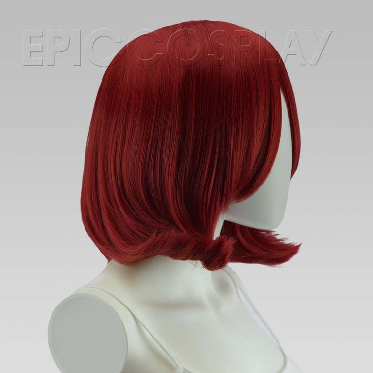 Aura - 16 inch Dark Red Bob Long Bang Cosplay Wig