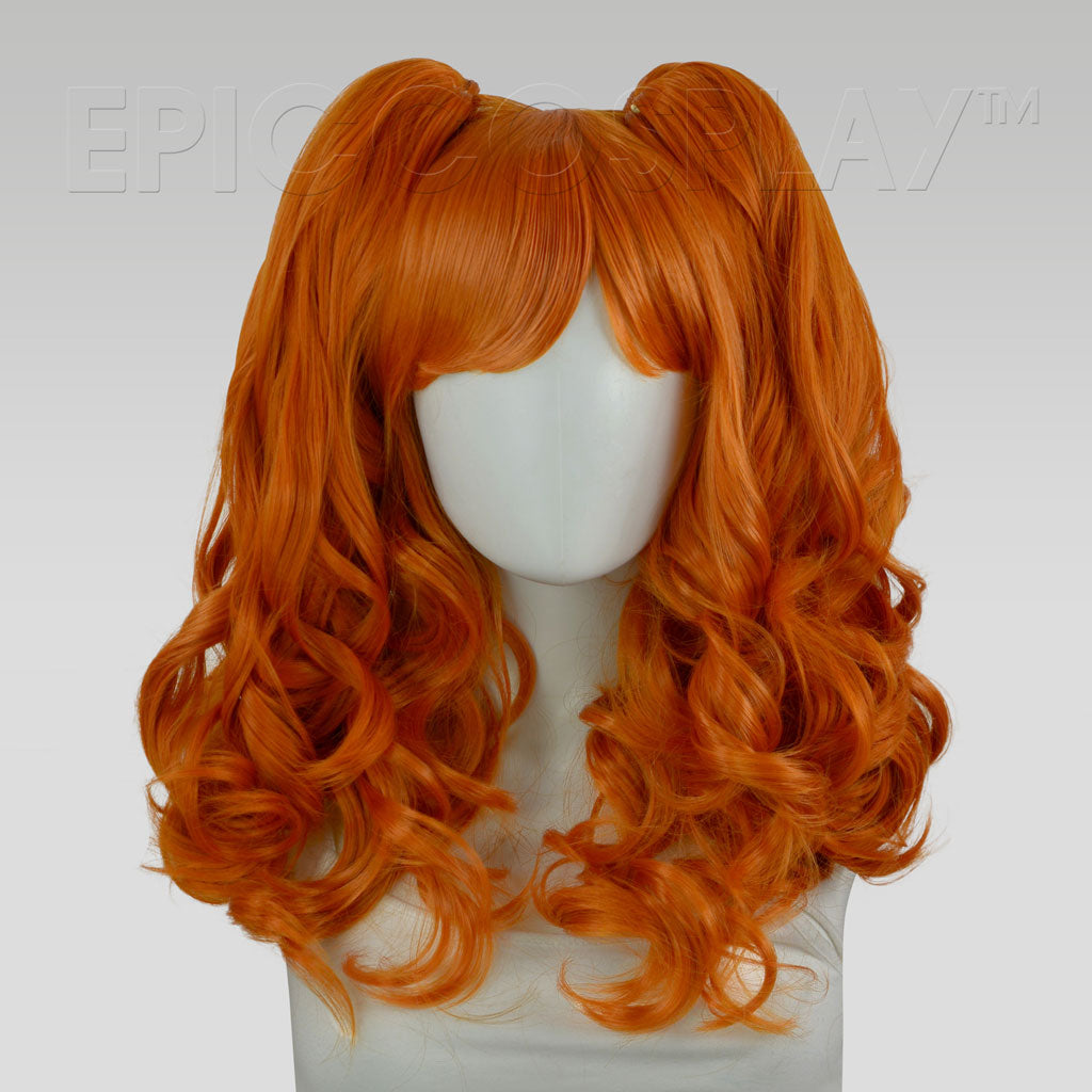 Maia - Autumn Orange Curly Cosplay Wig Set