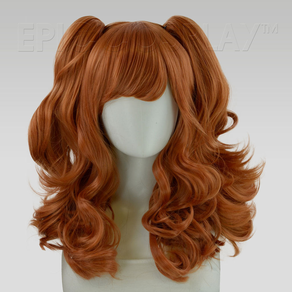 Maia - Cocoa Brown Curly Cosplay Wig Set