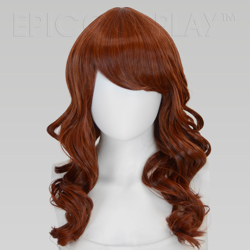 Hestia - 22 inch Curly Copper Red Mix Long Cosplay Wig