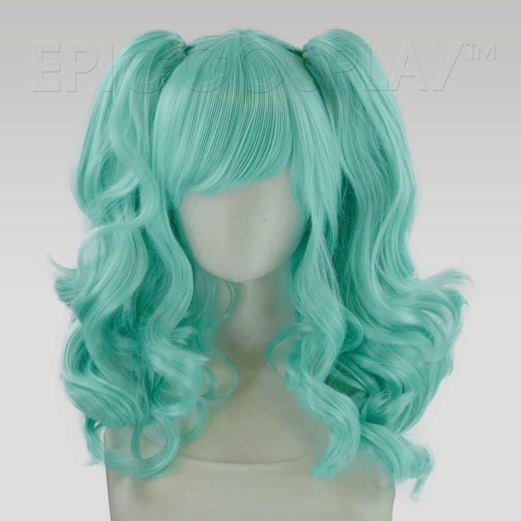 Maia - Mint Green Curly Cosplay Wig Set