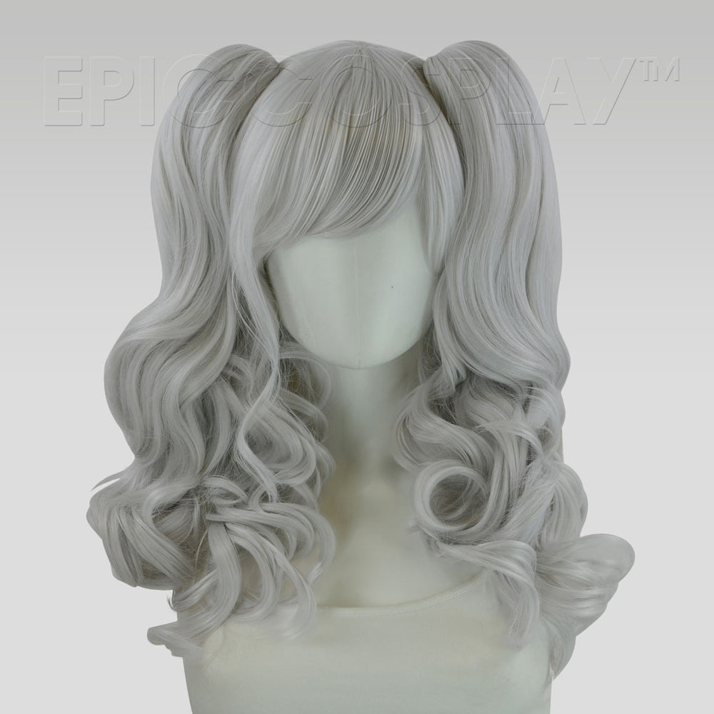 Maia - Silver Grey Curly Cosplay Wig Set