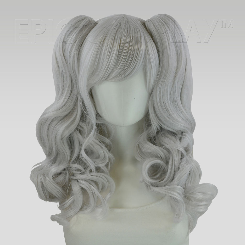 Maia - Silver Grey Curly Cosplay Wig Set