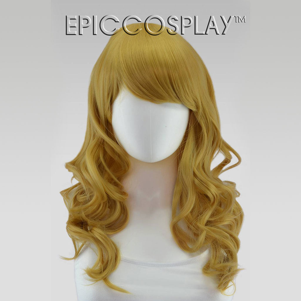 Hestia - 22 inch Caramel Blonde Wavy Curly Cosplay Wig
