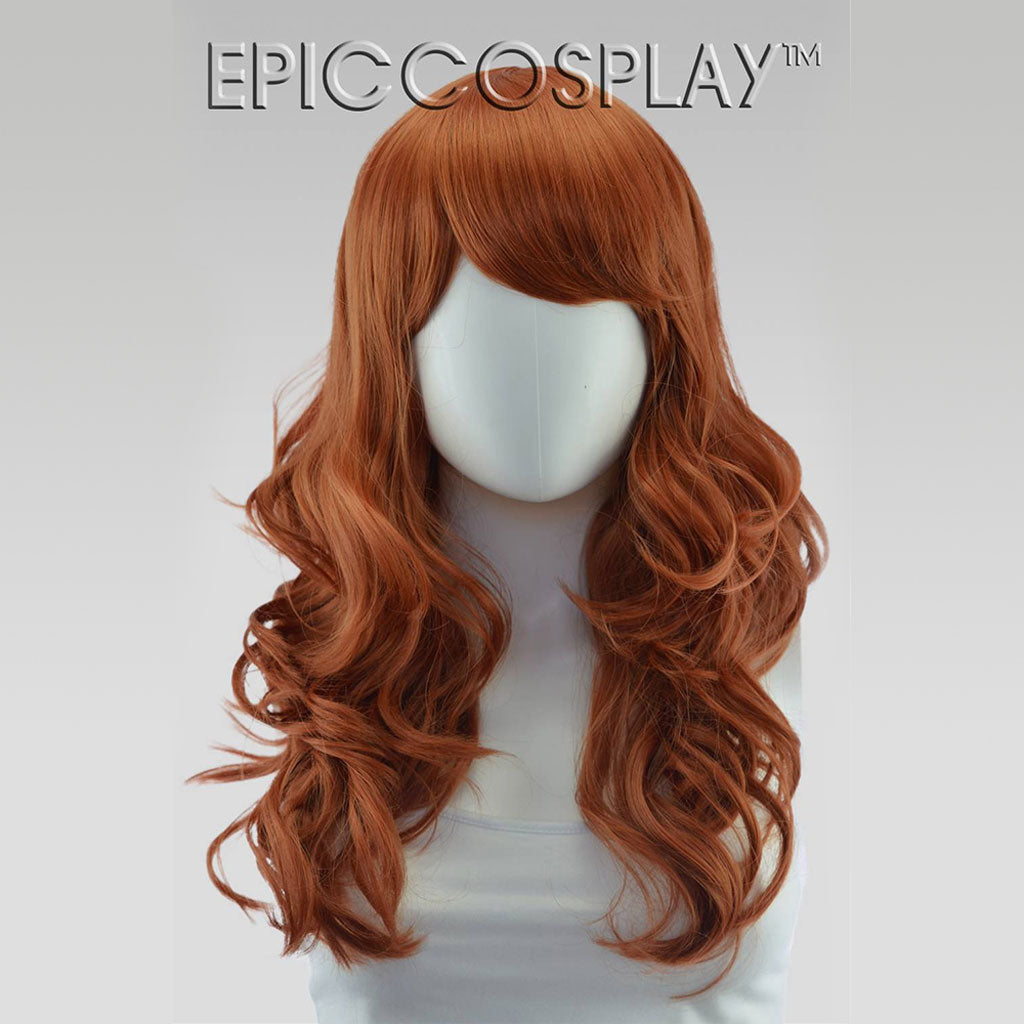 Hestia - 22 inch Cocoa Brown Curly Wavy Cosplay Wig