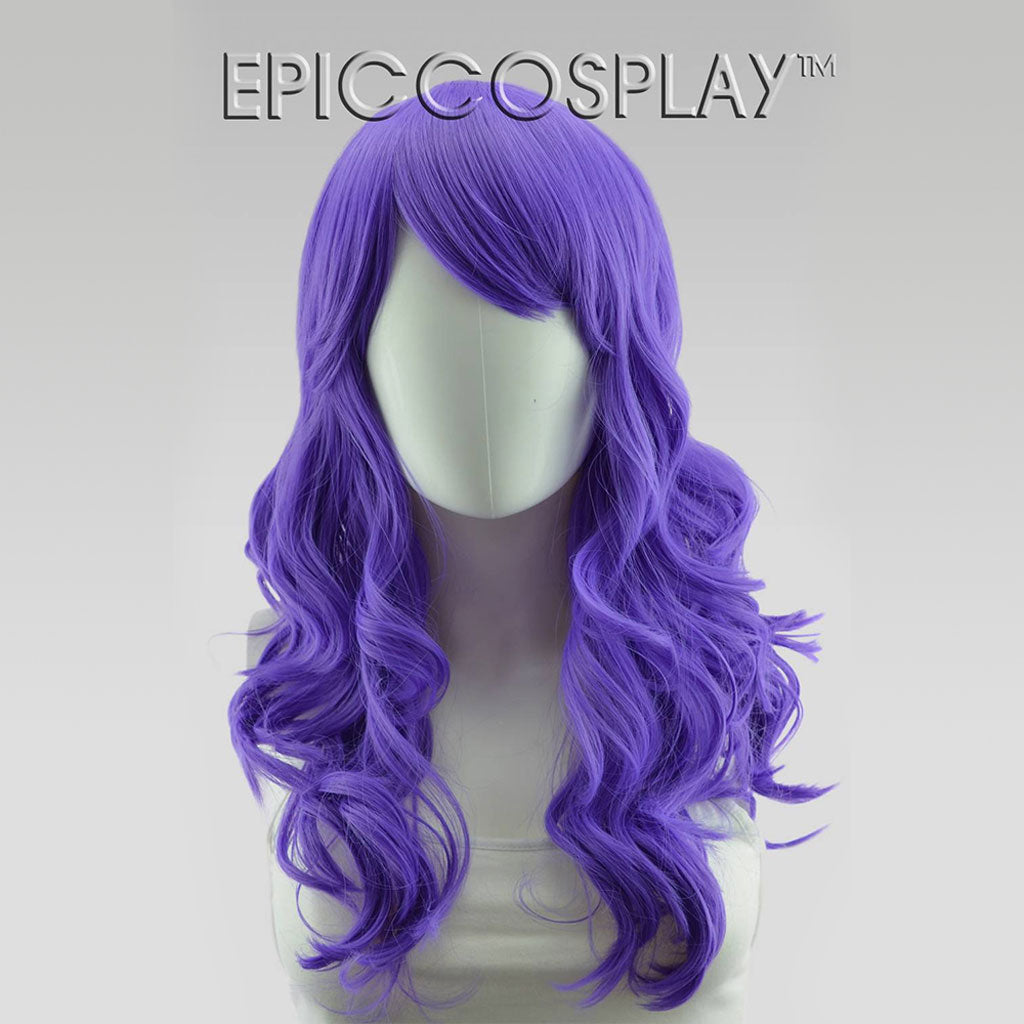Hestia - 22 inch Classic Purple Curly Wavy Cosplay Wig