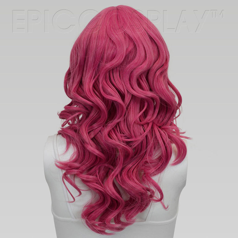 Hestia - 22 inch Sky Magenta Wavy Curly Cosplay Wig