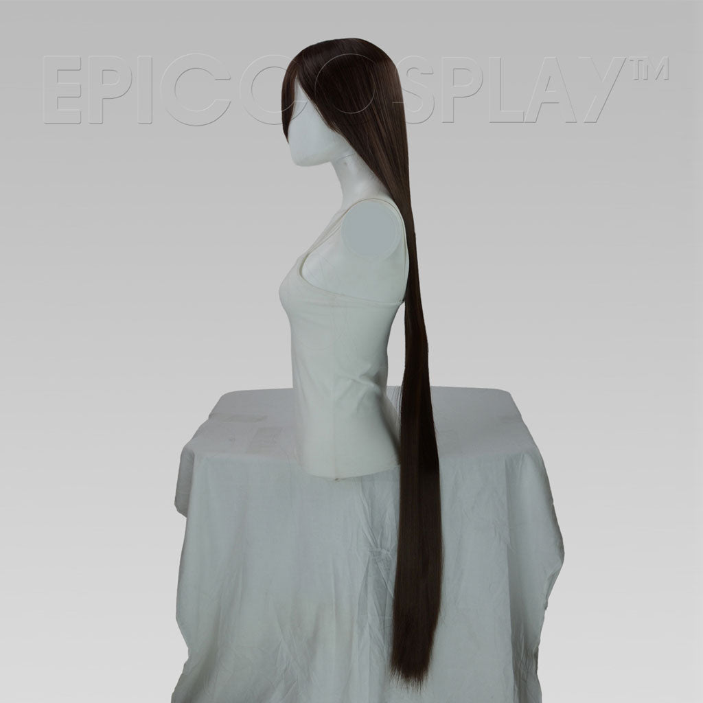 Asteria - 50 inch Dark Brown Straight Very Long Cosplay Wig