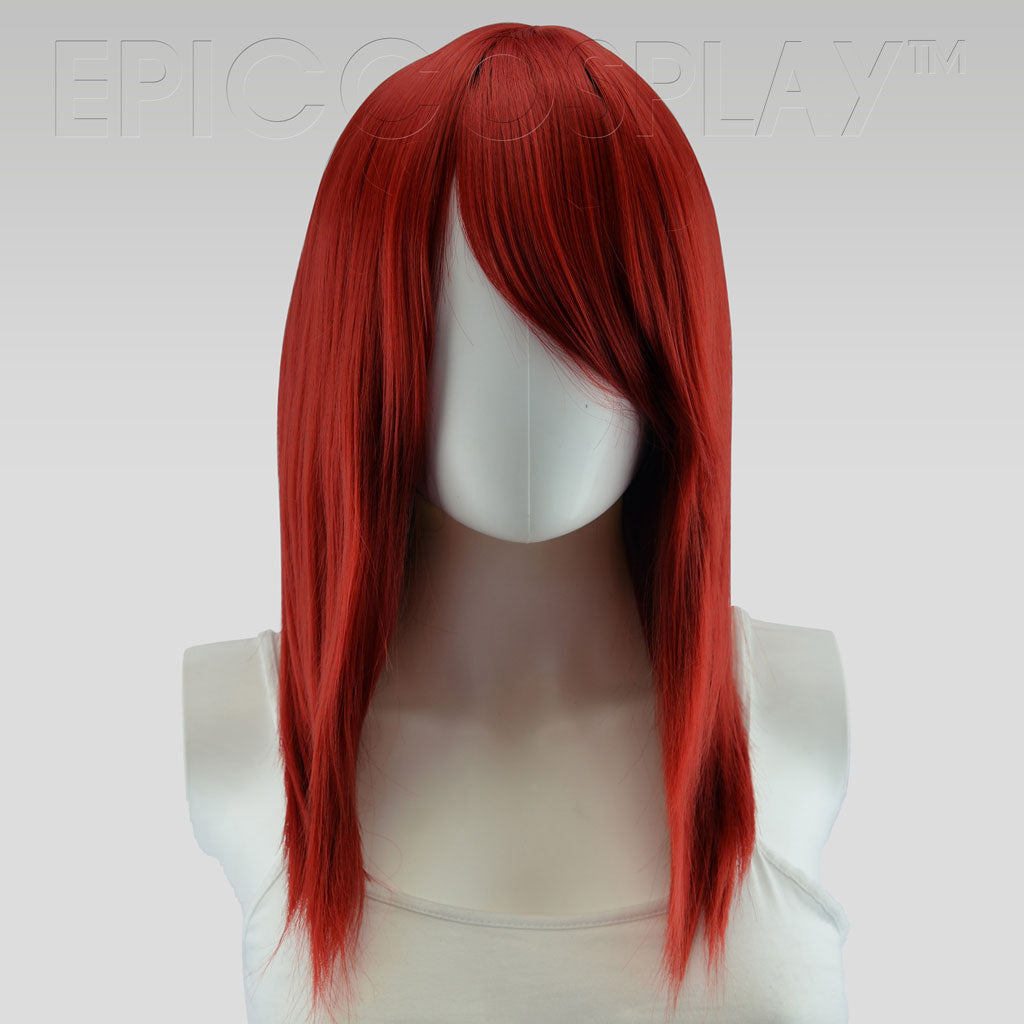Theia - 20 inch Dark Red Medium Cosplay Wig