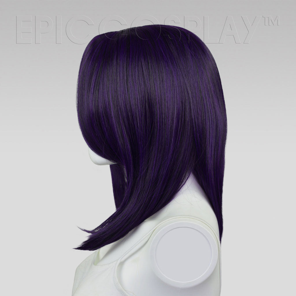 Theia - 20 inch Purple Black Fusion Medium Cosplay Wig