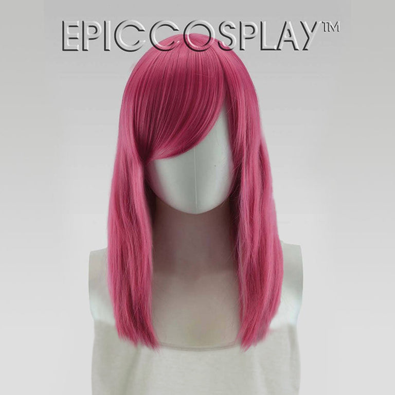 Theia - 20 inch Raspberry Pink Medium Cosplay Wig