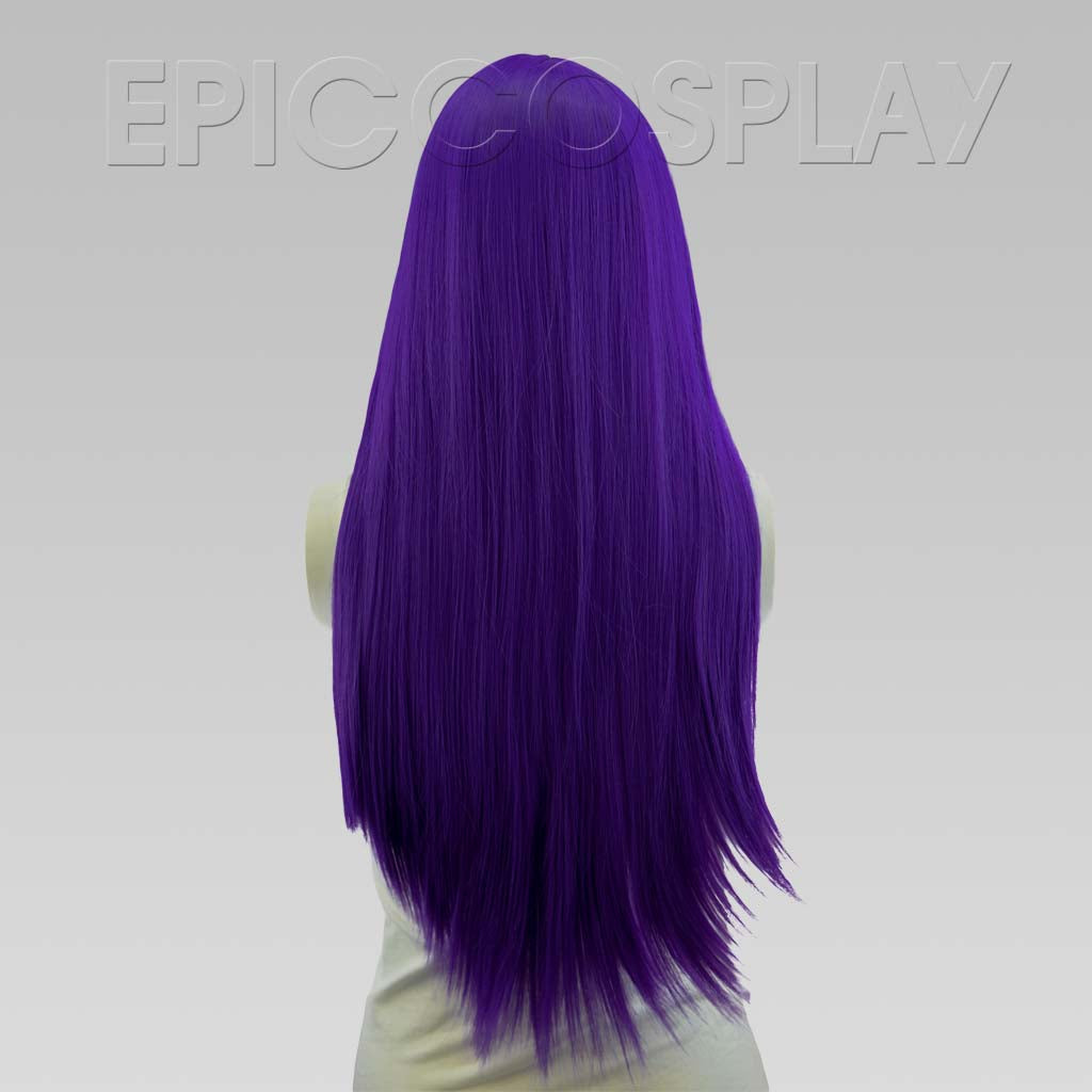 Nyx - 28 inch Royal Purple Long Straight Cosplay Wig