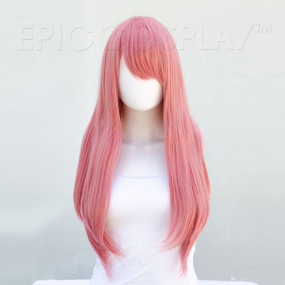 Nyx - 28 inch Princess Pink Mix Long Straight Cosplay Wig