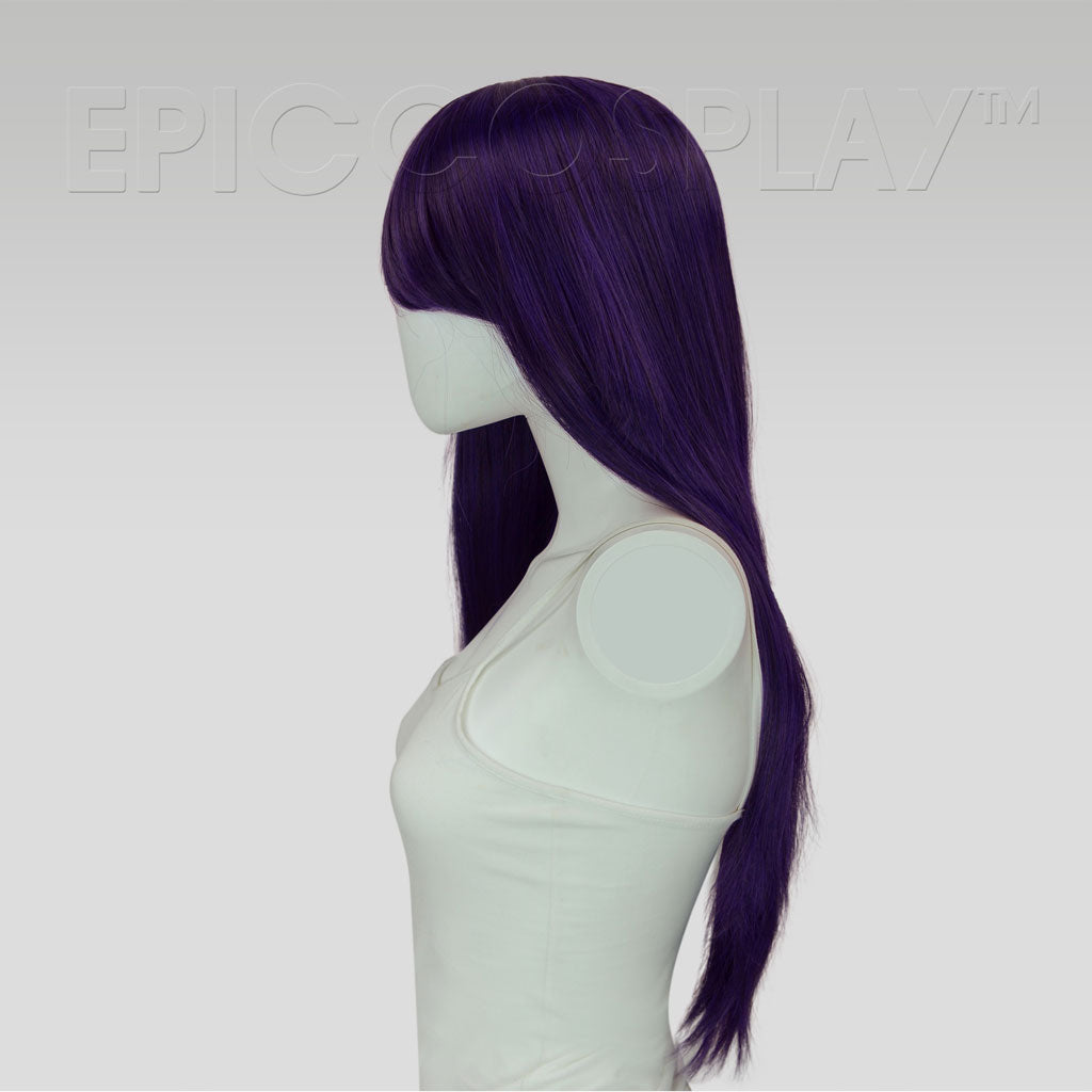 Nyx - 28 inch Purple Black Fusion Long Straight Cosplay Wig