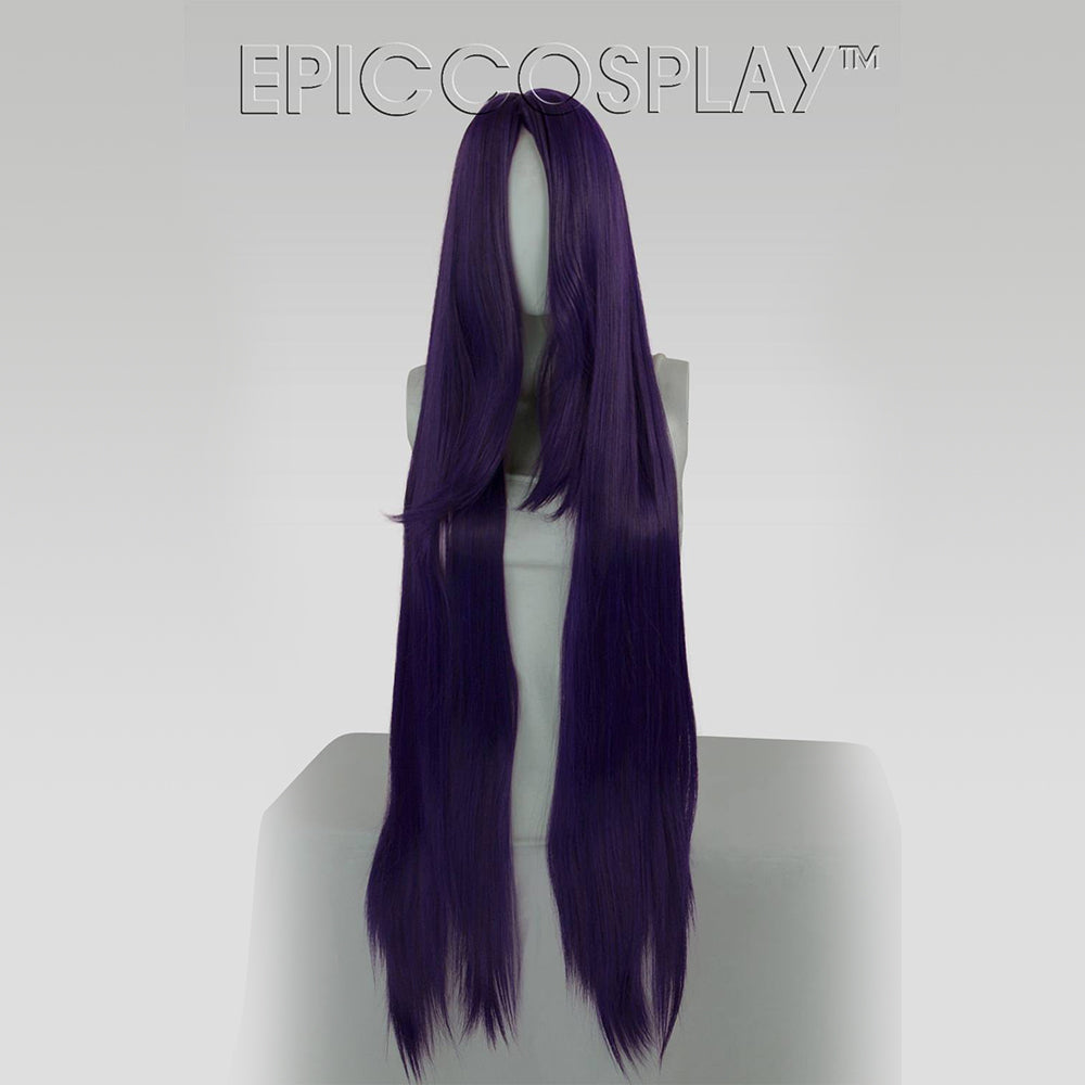 Athena - 40 inch Purple Black Fusion Straight Long Cosplay Wig