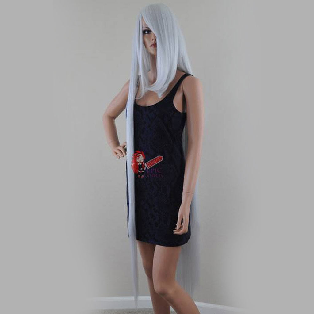 Demeter - 60 inch Silver Grey Straight Very Long Cosplay Wig