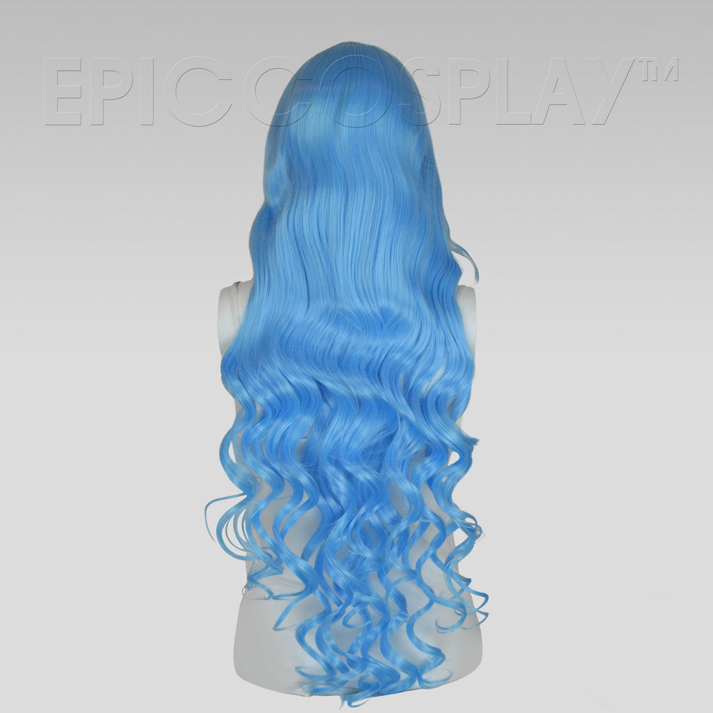Hera - 40 inch Light Blue Mix Curly Extra Long Cosplay Wig
