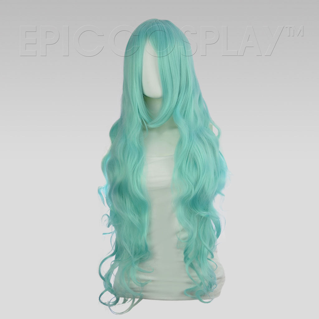 Hera - 40 inch Mint Green Curly Extra Long Cosplay Wig