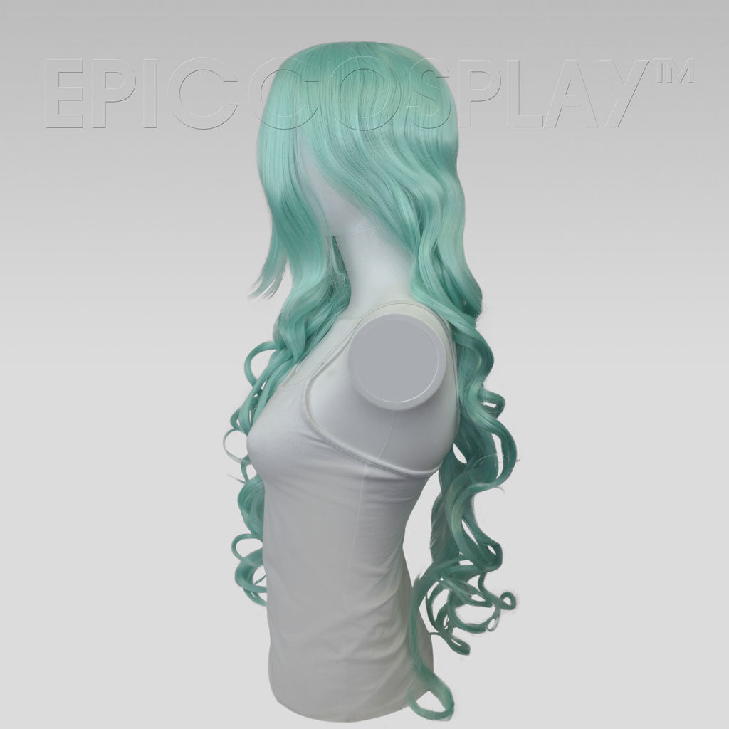 Hera - 40 inch Mint Green Curly Extra Long Cosplay Wig