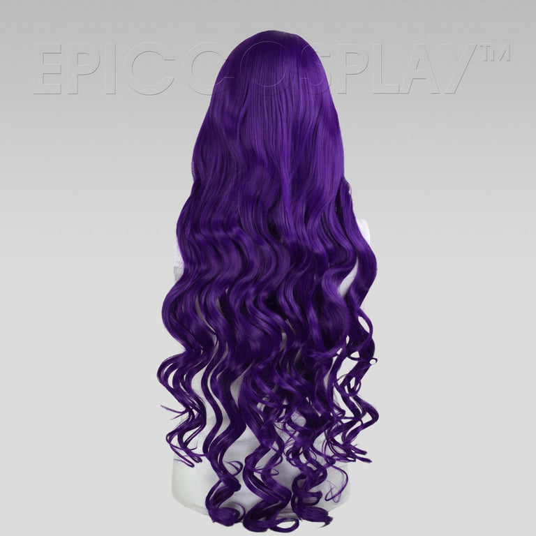 Hera - 40 inch Royal Purple Curly Extra Long Cosplay Wig