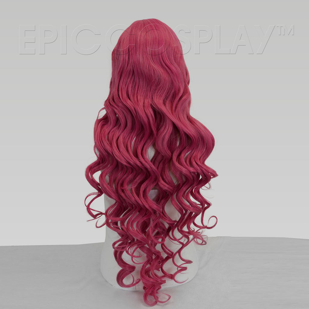 Hera - 40 inch Sky Magenta Curly Extra Long Cosplay Wig