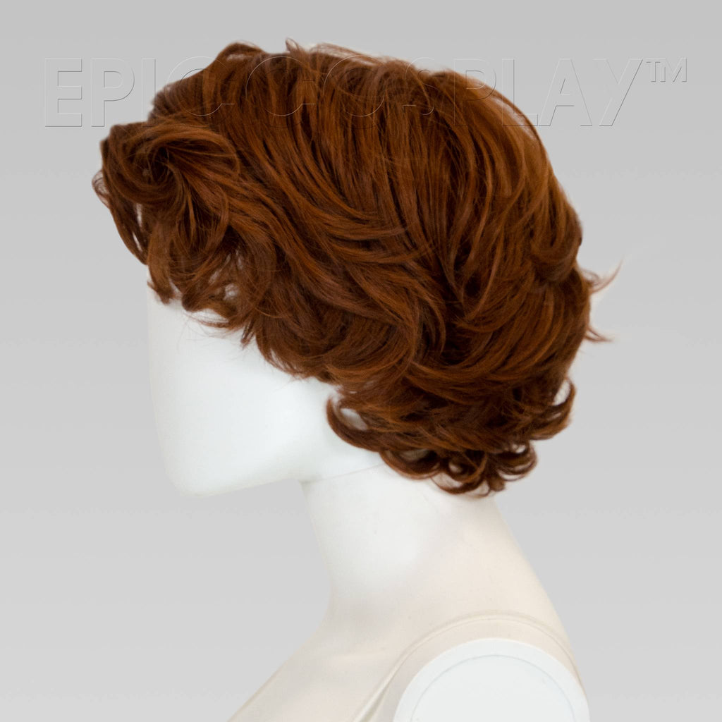 Aion - 11 inch Light Brown Curly Short Cosplay Wig