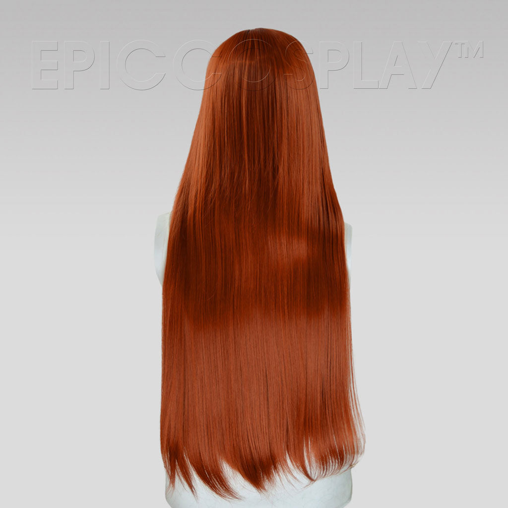 Eros - 26 inch Copper Red Multi Part Skin Top Wig