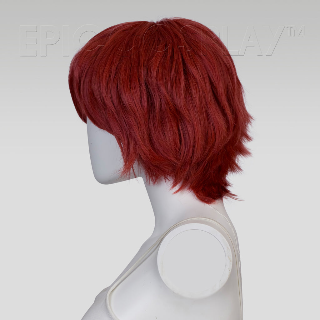 Apollo - 13 inch Dark Red Layered Short Cosplay Wig