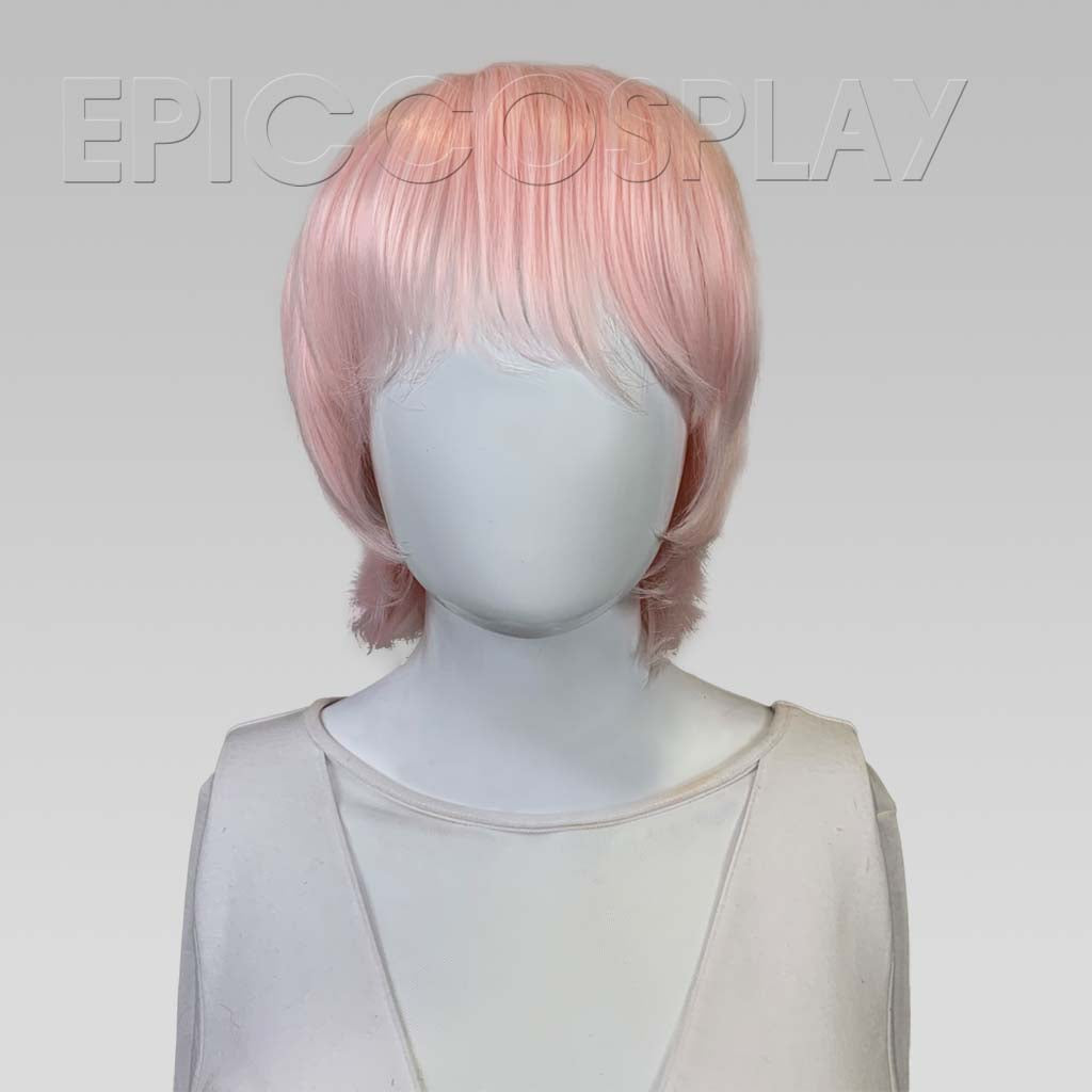 Apollo - 13 inch Fusion Vanilla Pink Layered Short Cosplay Wig
