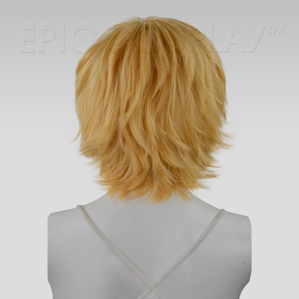 Apollo - 13 inch Butterscotch Blonde Layered Short Cosplay Wig