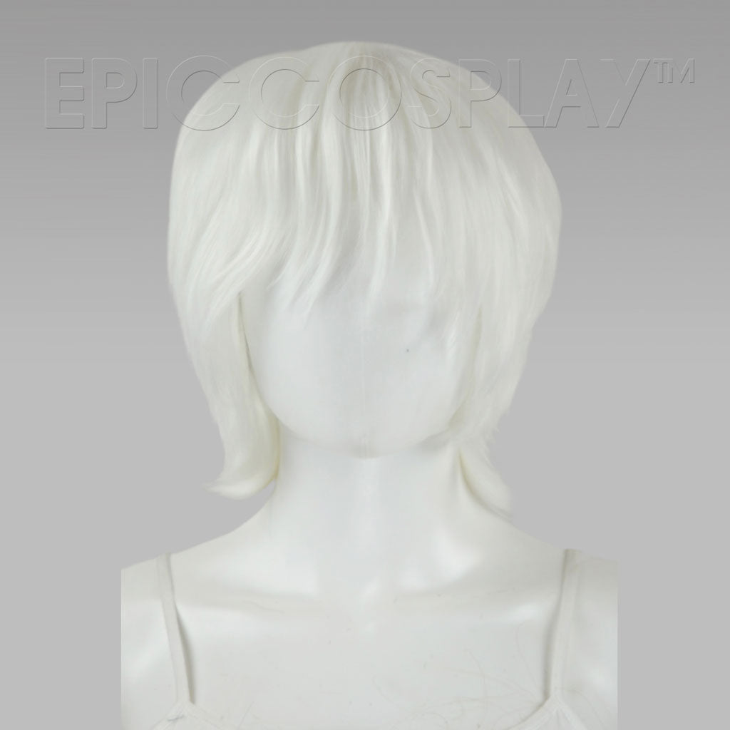 Apollo - 13 inch White Layered Short Cosplay Wig