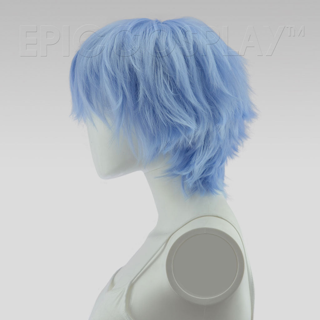 Apollo - 13 inch Ice Blue Layered Short Cosplay Wig
