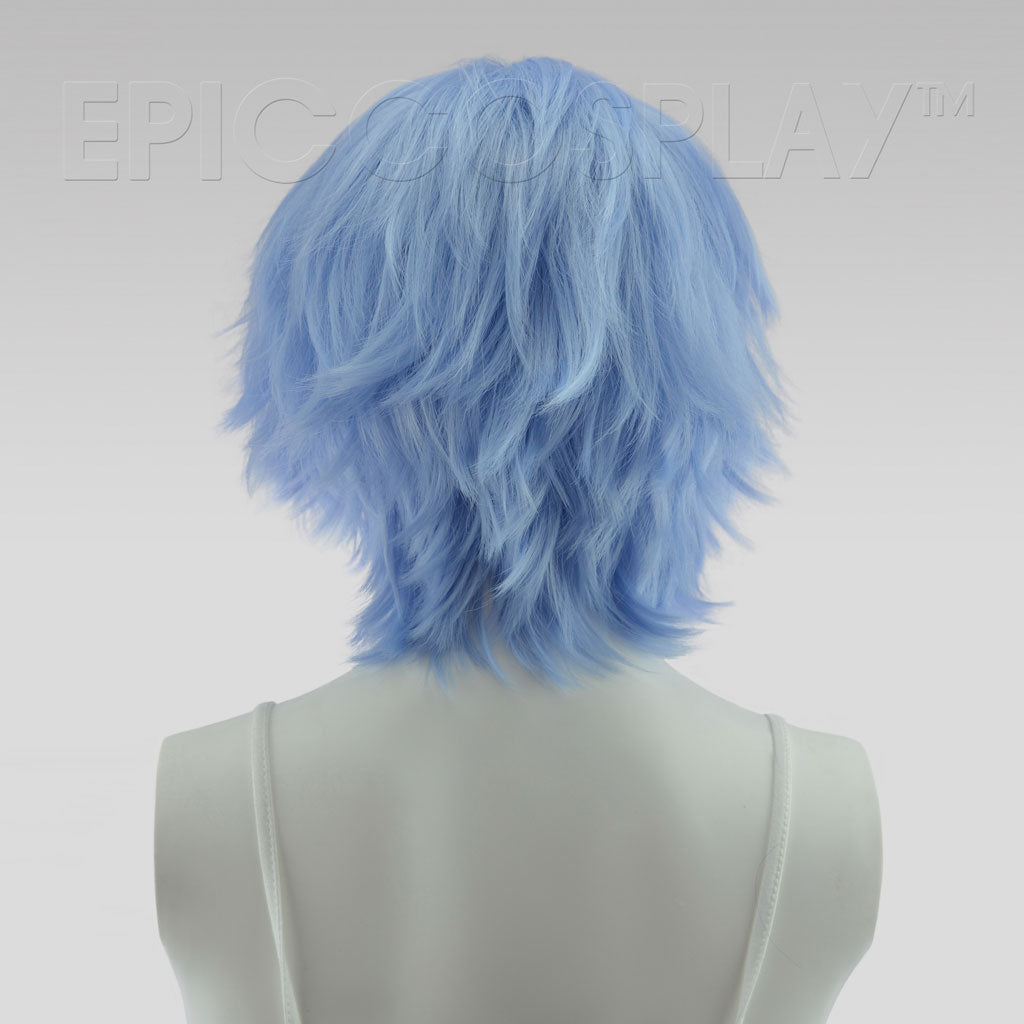 Apollo - 13 inch Ice Blue Layered Short Cosplay Wig