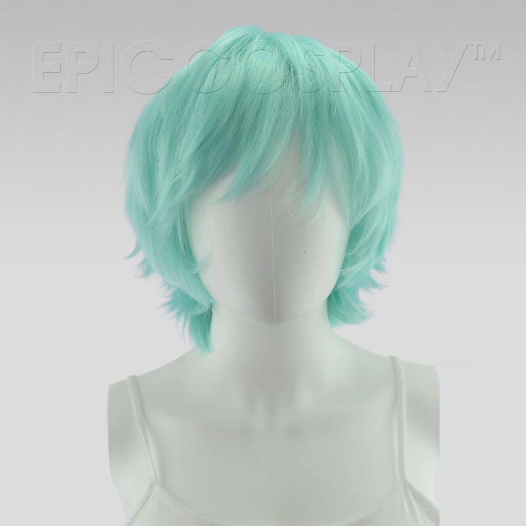 Apollo - 13 inch Mint Green Layered Short Cosplay Wig