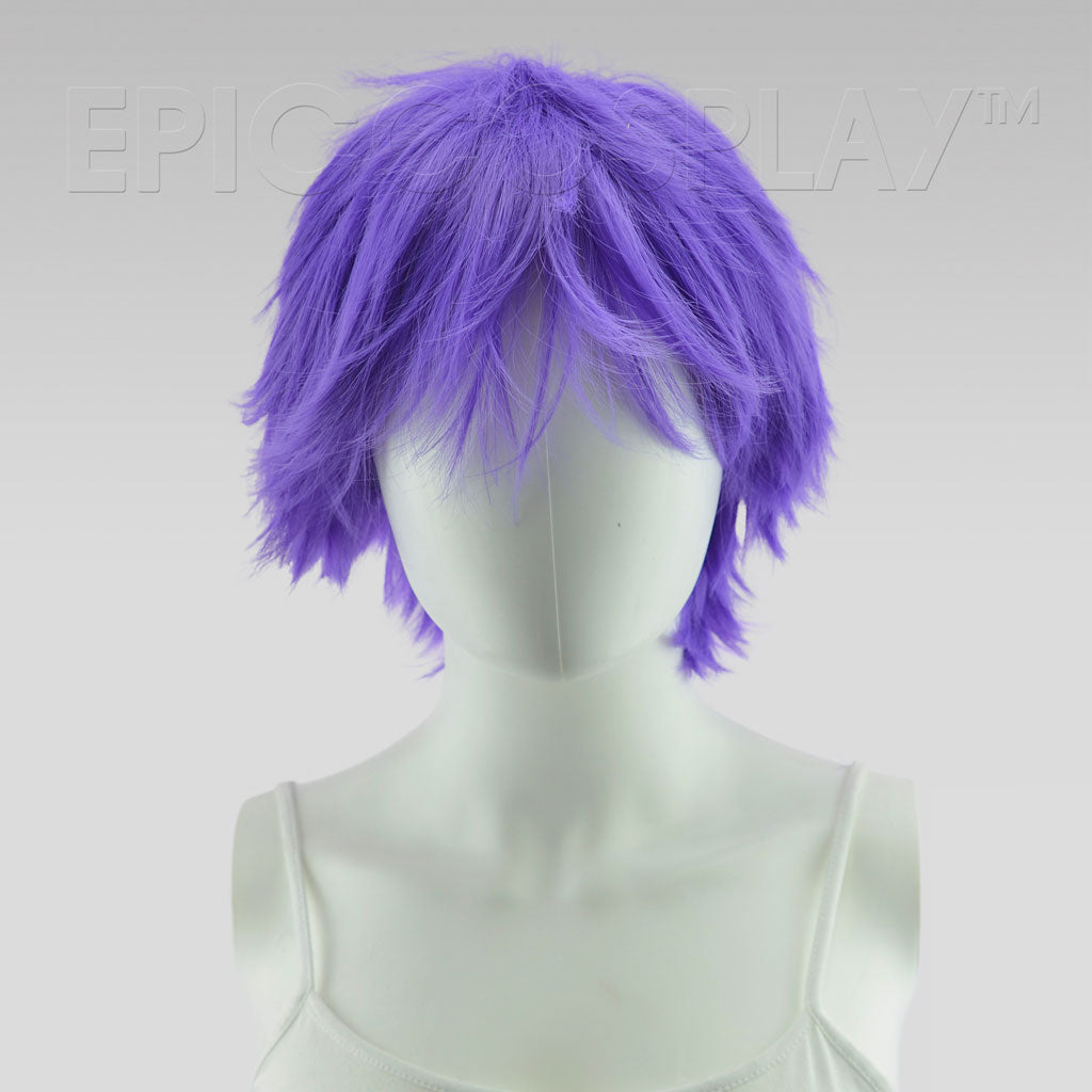 Apollo - 13 inch Classic Purple Layered Short Cosplay Wig
