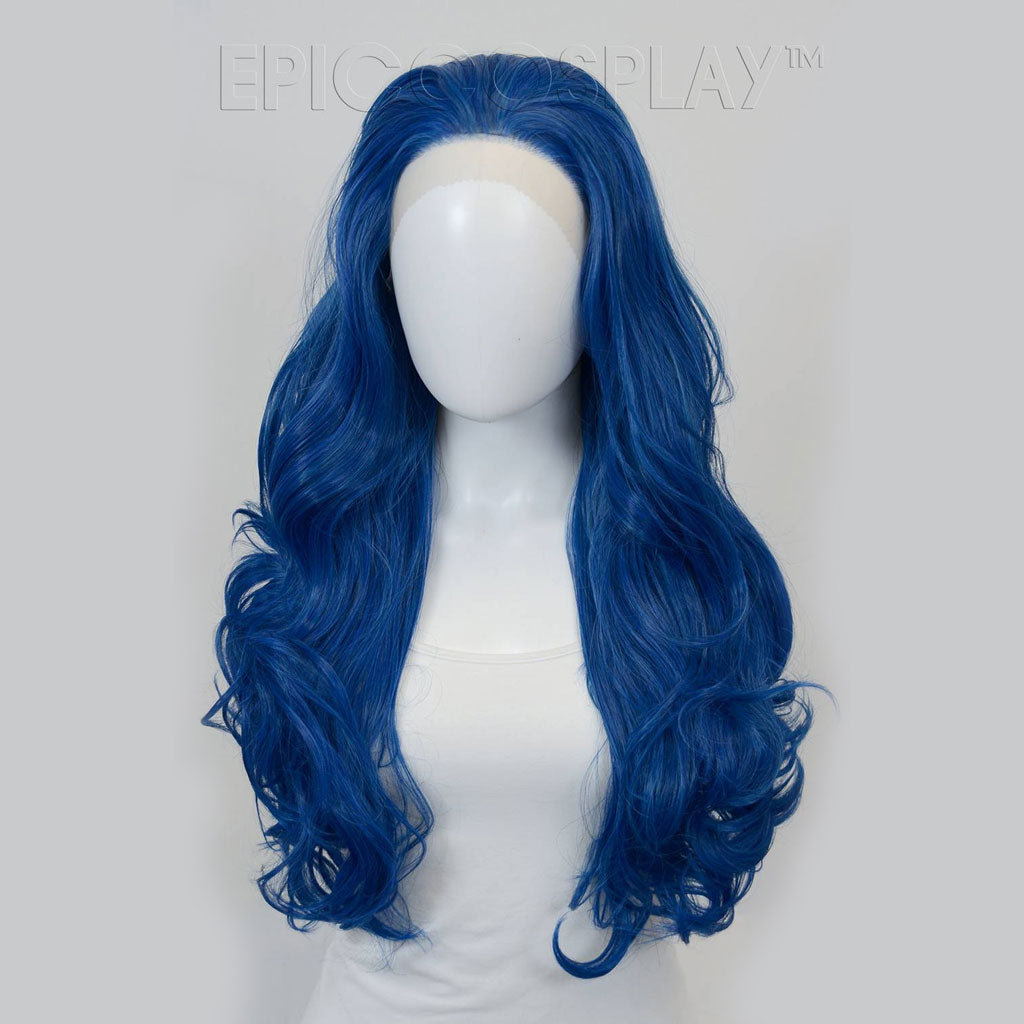 Astraea - 29 inch Shadow Blue Wavy Lace Front Wig
