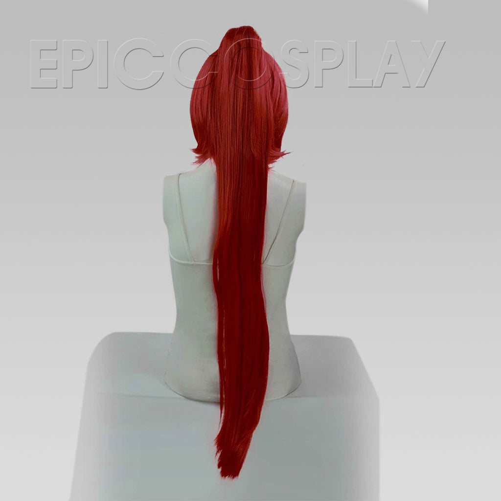 Leto - Dark Red Ponytail Extension Cosplay Wig