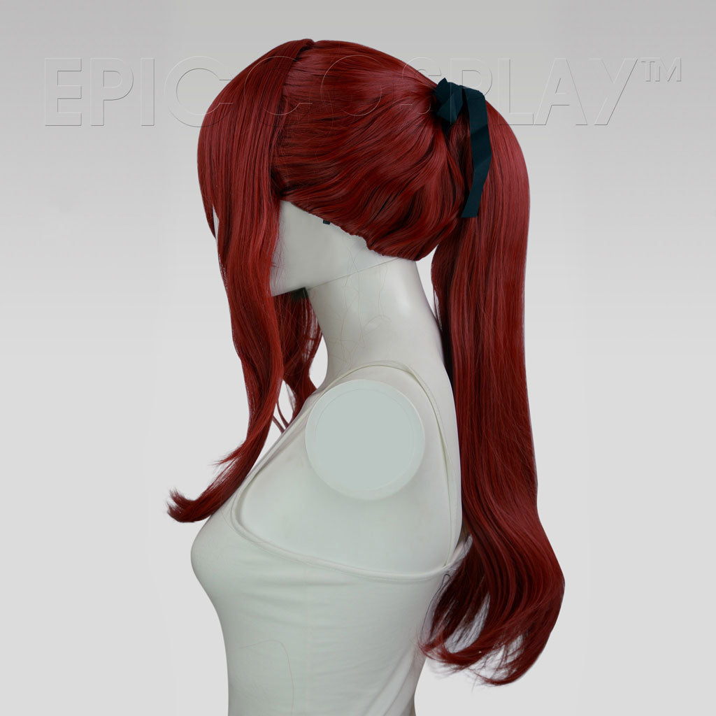Phoebe - Dark Red Ponytail Cosplay Wig